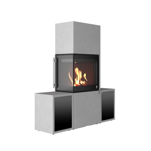 Drooff Beton-Regalsystem kjub – Set 1 – Ofen Studios Spall & Bad Kreuznach